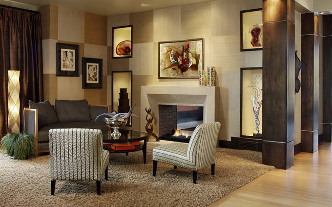 Lynes residence - living room - Haute Residence by Haute Living