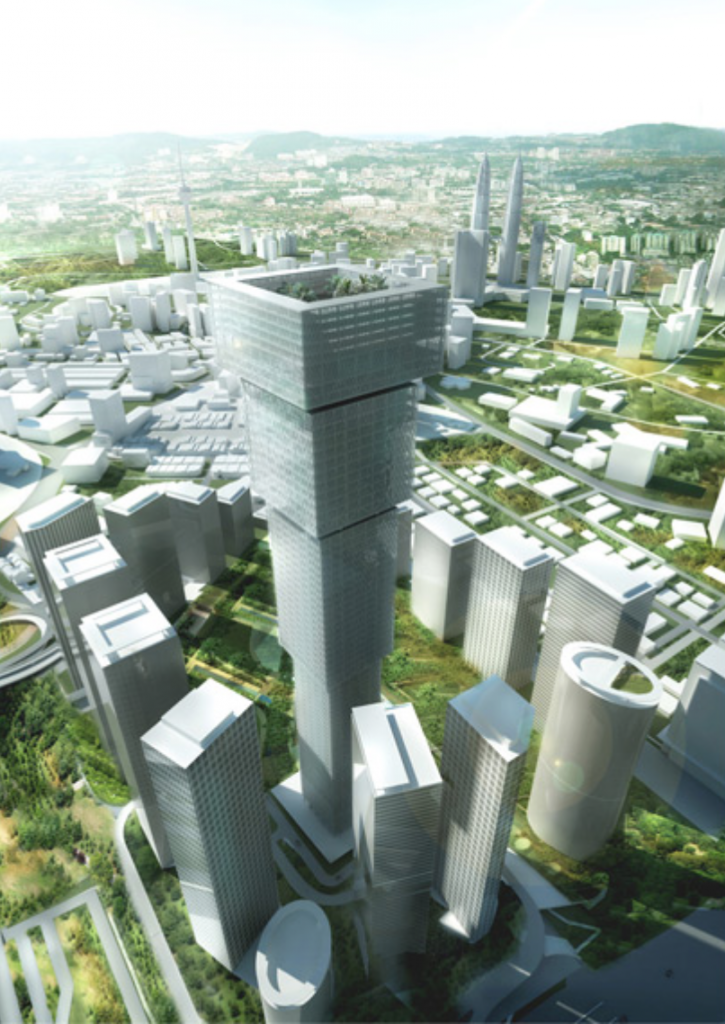 Get a Glimpse of BIG's Proposed Inverted Skyscraper in Kuala Lumpur