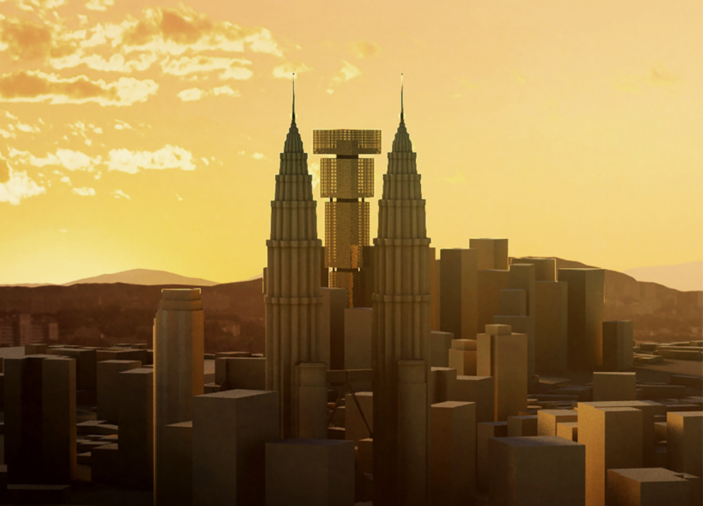 Get a Glimpse of BIG's Proposed Inverted Skyscraper in Kuala Lumpur