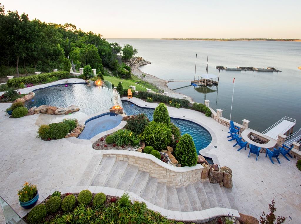 sunset pools from balcony - Haute Residence by Haute Living