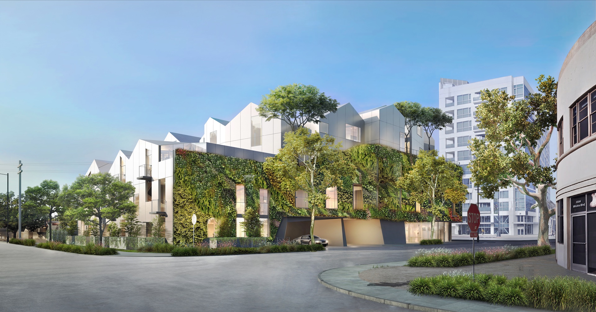 This Beverly Hills Residence Features The Largest Living Wall In The U.S.