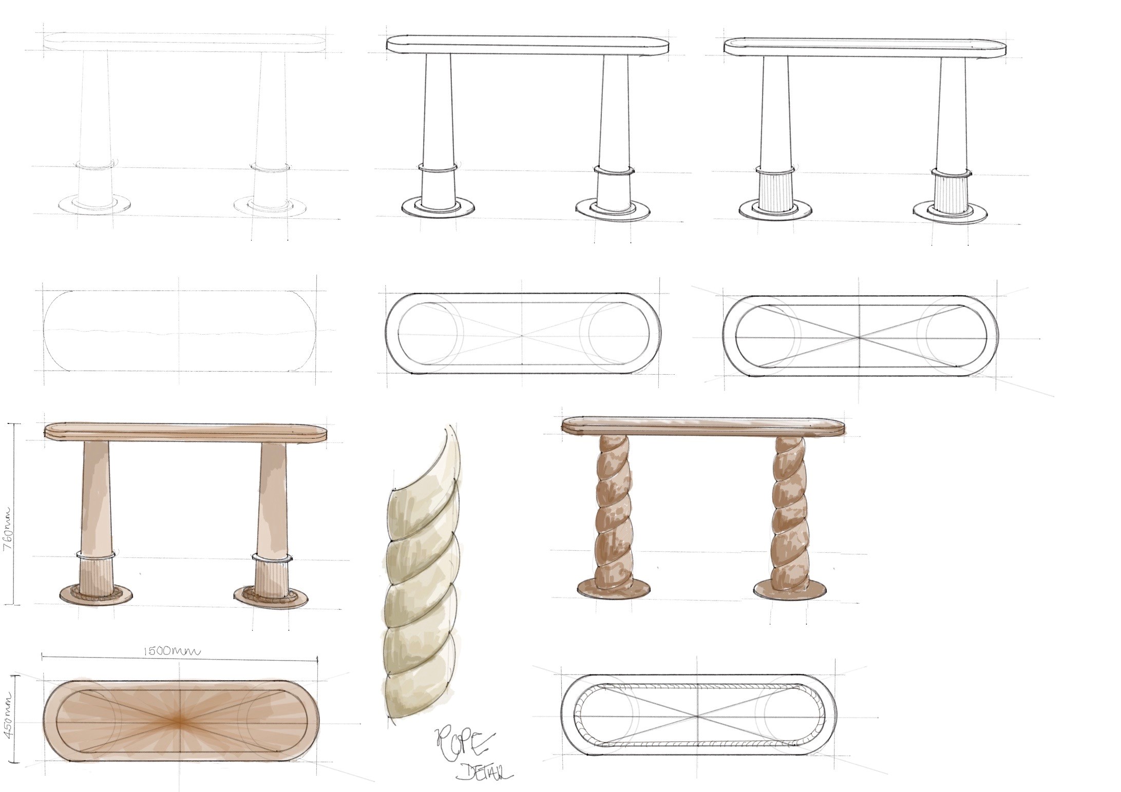 Traditional-Console-Sketch - Haute Residence by Haute Living